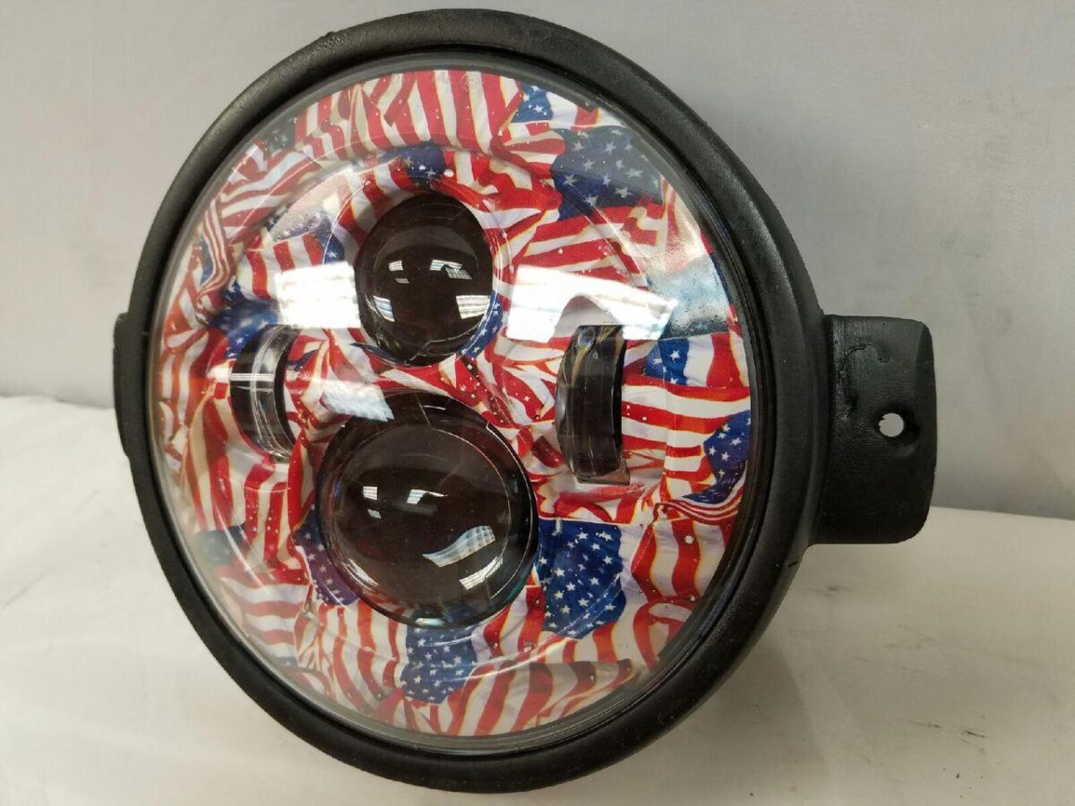 7″ Kawasaki Voyager & Vaquero DAYMAKER Replacement Headlight American ...