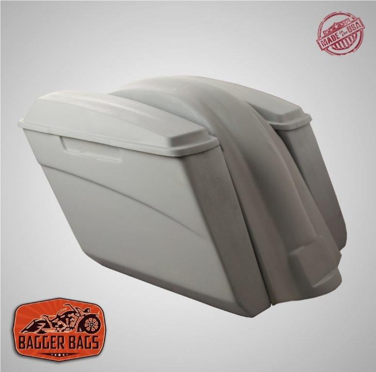 Harley Davidson Heritage Softail 5″ Extended Saddlebags Lids Fender No ...