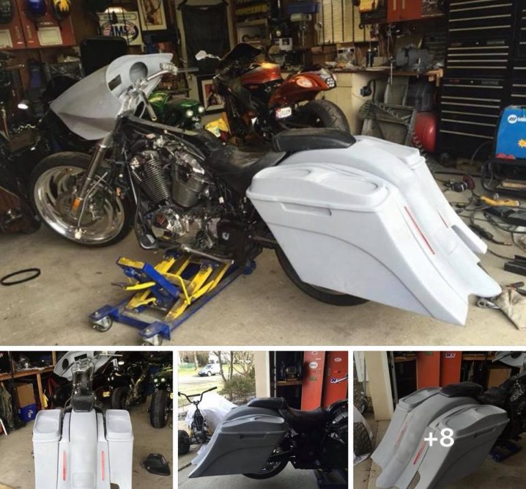 Honda VTX 1300/1800 Bagger Kit Sale – Baggers Bags – Extended Stretched ...