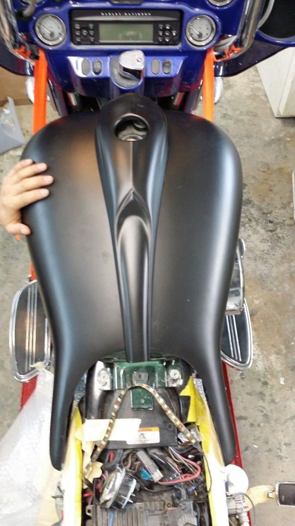 Harley Davidson Stretched Custom Tank Shrouds + Dash Panel Console ...