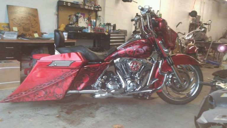 8” Stealth Kit for Harley Softail and Touring Bagger Kit – Baggers Bags ...