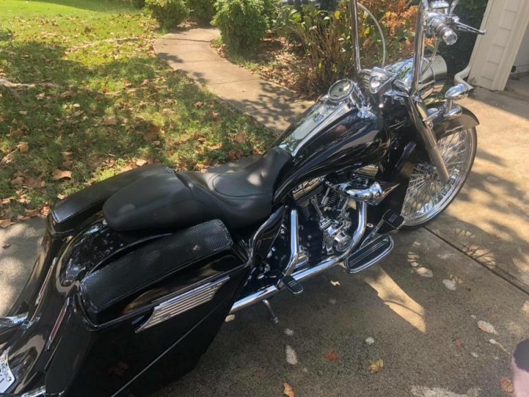 8” Stealth Kit for Harley Softail and Touring Bagger Kit – Baggers Bags ...