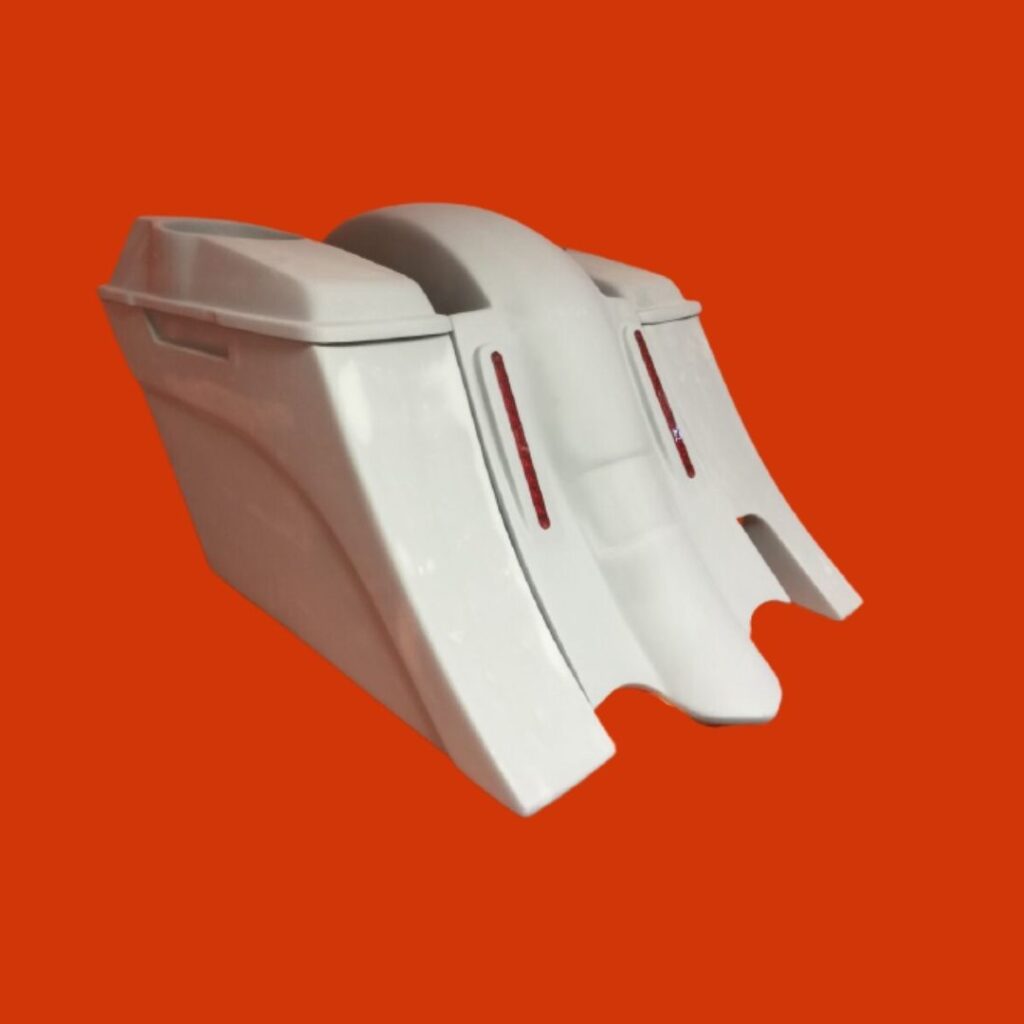 Honda Shadow Sabre 1100 6″ Extended Saddlebags Out & Down Bags LED Rear ...