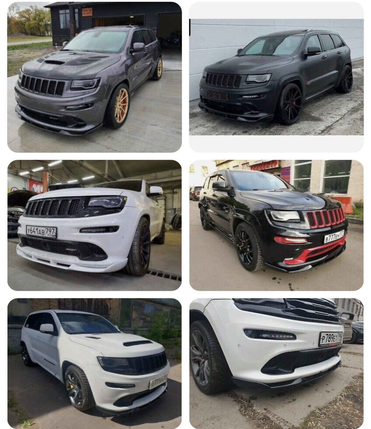 FRONT BUMPER SPOILER / SPLITTER JEEP GRAND CHEROKEE SRT8 WK2 2012-2016 ...