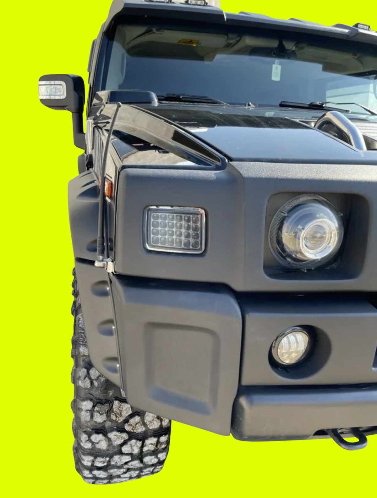 Fender flares bumper covers (14PC) +100mm For Hummer H2 – Baggers Bags ...