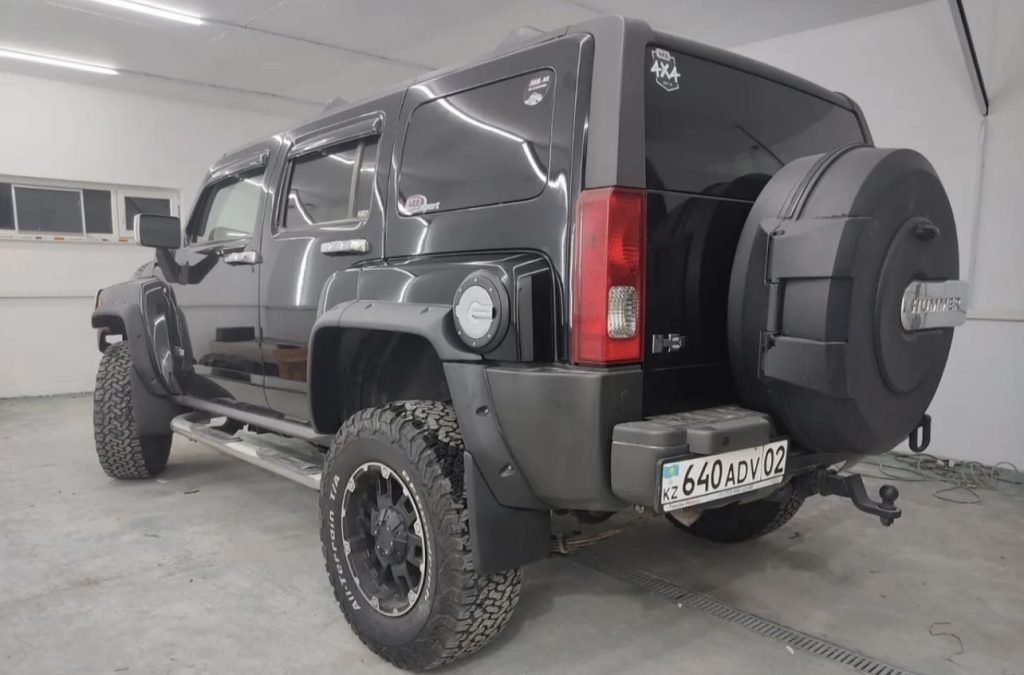 Mud Flaps for fender flares Hummer H3 +80mm – Baggers Bags – Extended ...